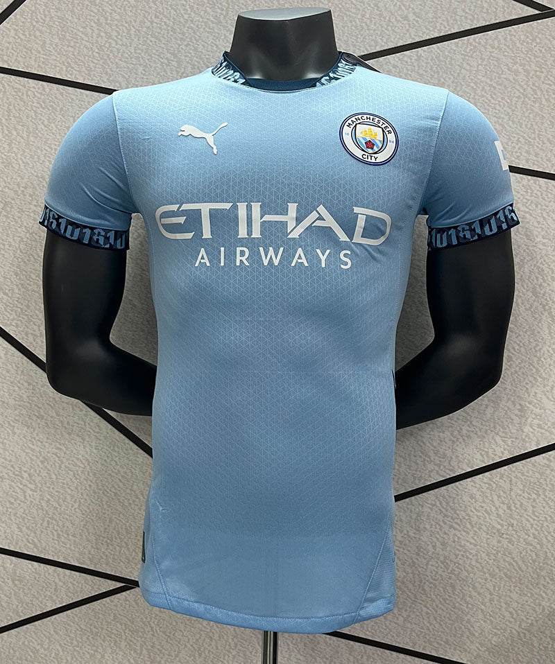 Manchester City 2024/25 Home Football Kit 1:1 Copy (Player Version ...