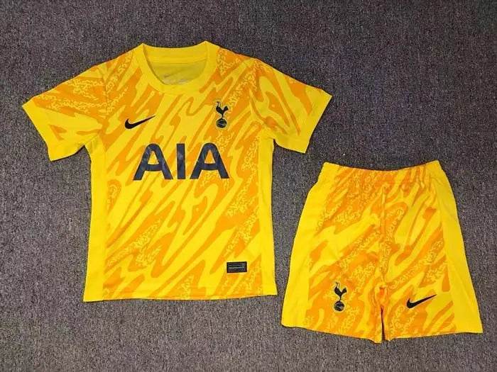Tottenham Hotspur 2024/25 Goalkeeper Football Full Kit 1:1 Copy (KIDS ...
