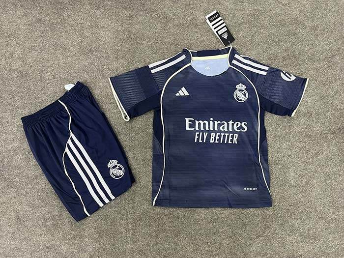 Real Madrid 2025/26 Away Football Full Kit 1:1 Copy (KIDS) – AIDK Sport